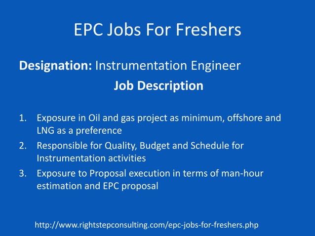 EPC Jobs For Freshers | Freshers EPC Jobs | EPC Jobs | PPT