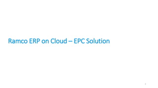 Ramco ERP for Engineering, Procurement and Construction Industry | PPT