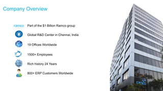 Ramco ERP for Engineering, Procurement and Construction Industry | PPT