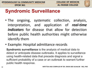 Epcm l13 surveillance systems | PPTX