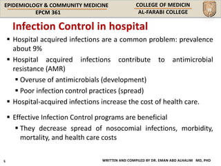 Epcm l15 control of nosocomial (Hospital-Acquired) infection | PPTX
