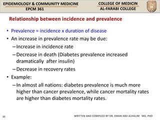 Health Indicators | Epidemiology | PPTX