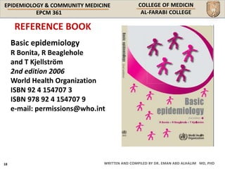 Health Indicators | Epidemiology | PPTX