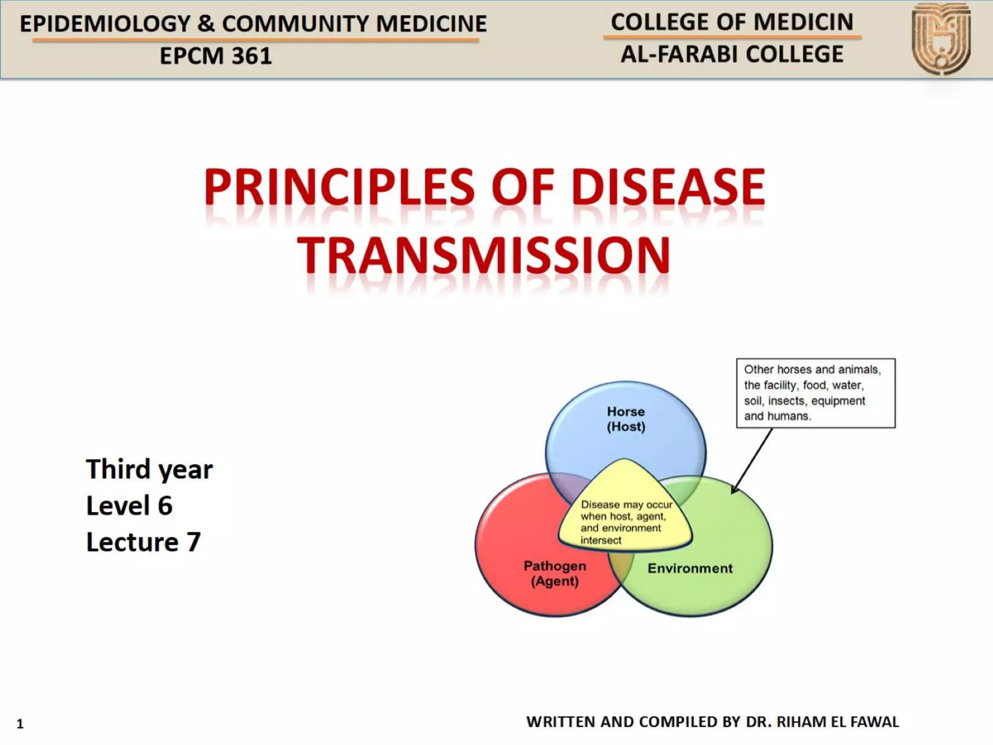 Epcm l7(disease transmission) | PPT
