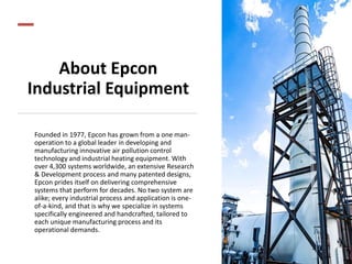 For Quality Industrial Solutions Choose Epcon | PPT