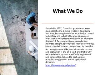 Epcon is One of the World's leading Manufacturing Companies. | PPTX ...