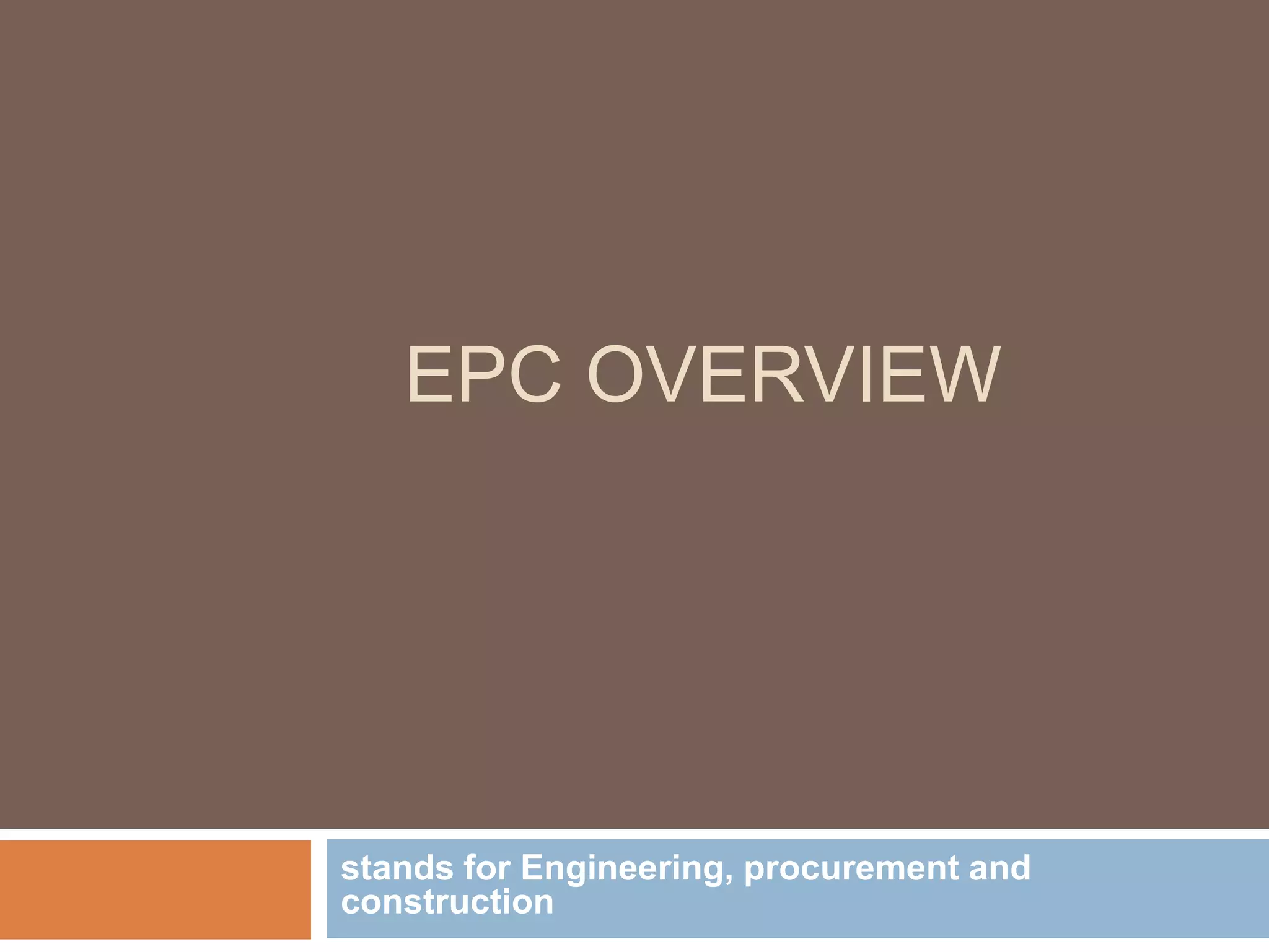 Epc overview | PPTX
