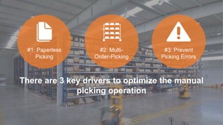 Optimizing Picking Efficiencies in Manual Warehouse Operations | PDF