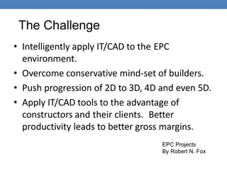 Epc projects and cad tools | PPTX