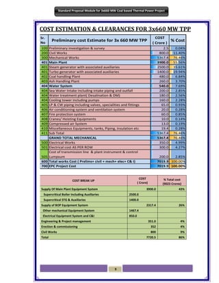 Epc proposal 3x660 mw with cost analysis | PDF
