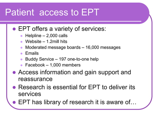 Early Pregnancy Clinical Study Group Presentation by the EPT | PPT