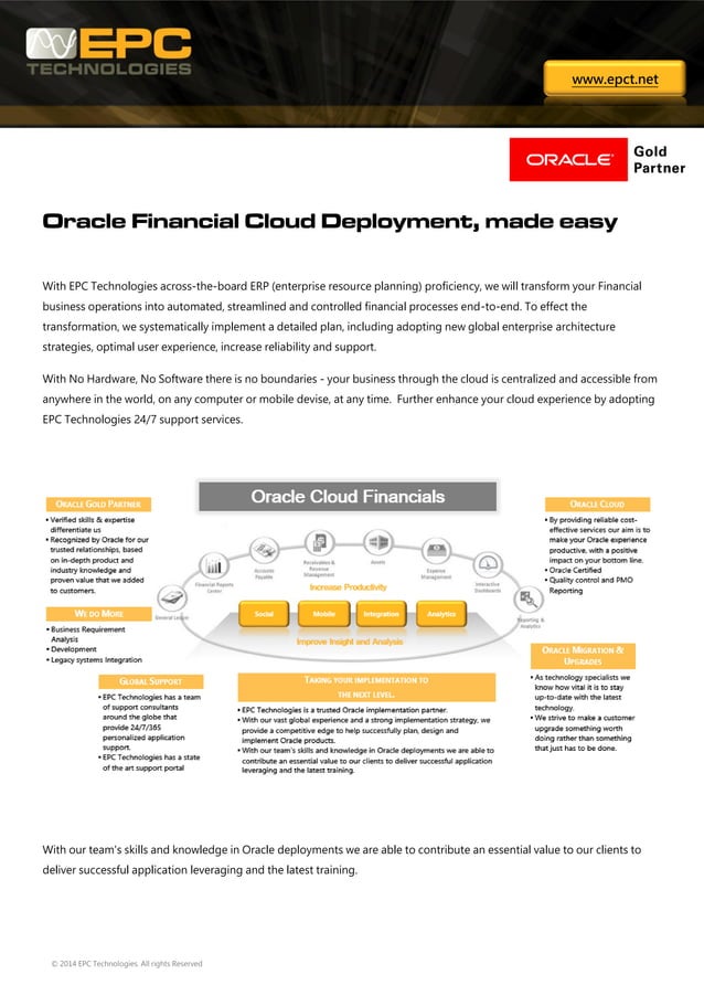 Oracle Financials Cloud Deployment, Made Easy | PDF
