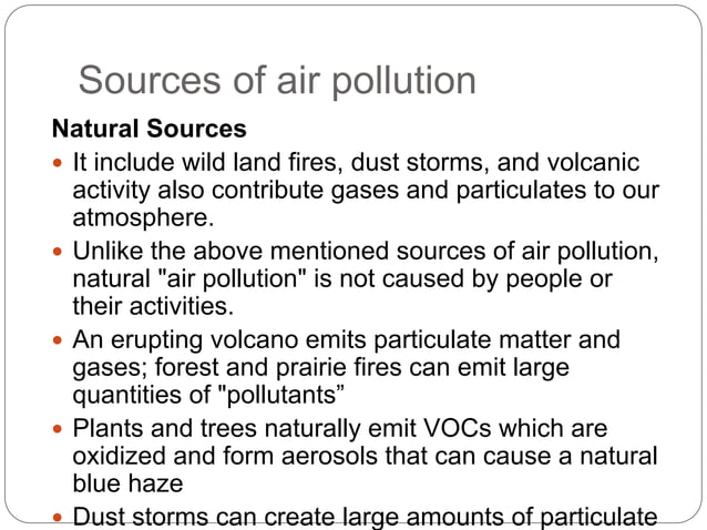 Air Pollution - control methods | PPTX