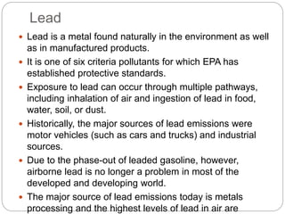 Air Pollution - control methods | PPTX
