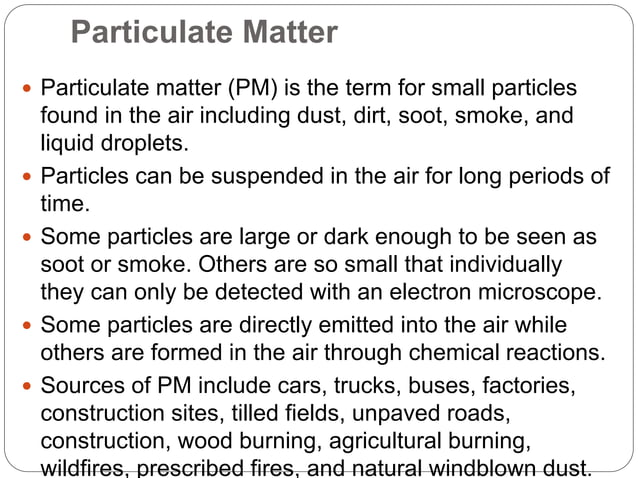 Air Pollution - control methods | PPTX