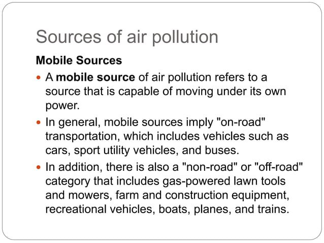 Air Pollution - control methods | PPTX