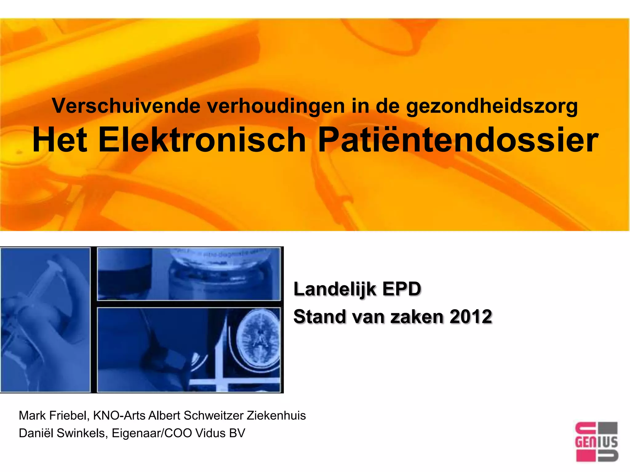 Epd stand van zaken 2012 | PPTX