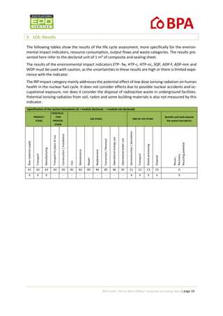 EPD CEMflex VB Environmental Product Declaration | PDF