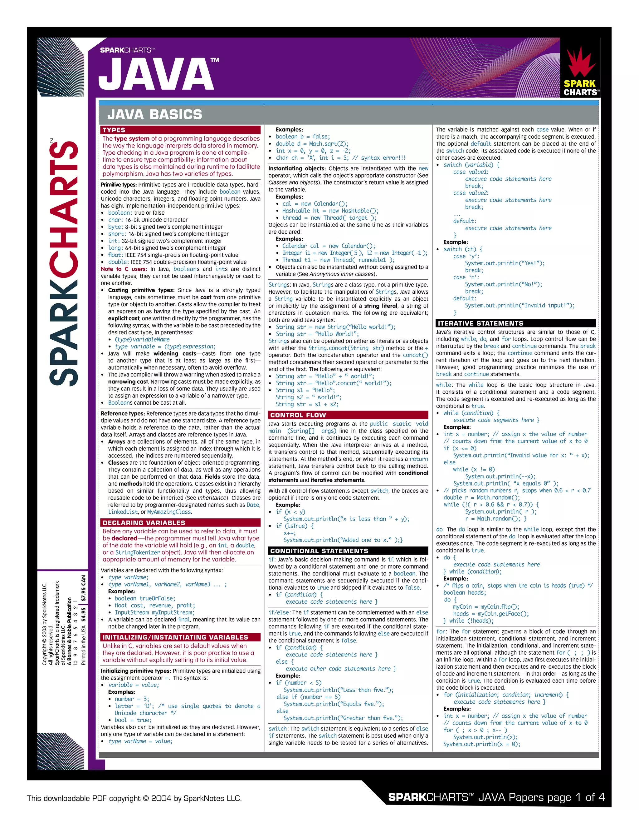 Fiche Révision POO | PDF