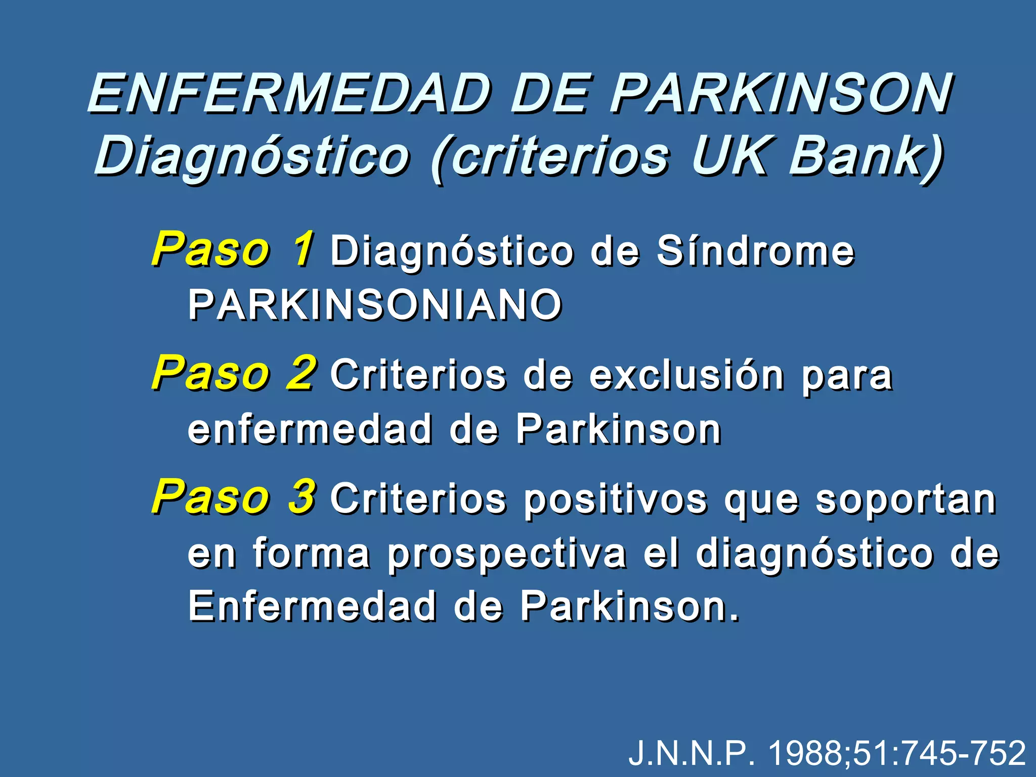 Ep diagnostico diferencial parkinsonismos | PPT