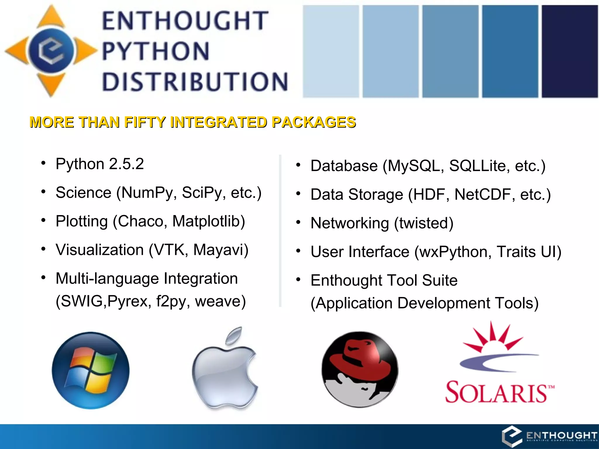 Scientific Computing with Python Webinar --- June 19, 2009