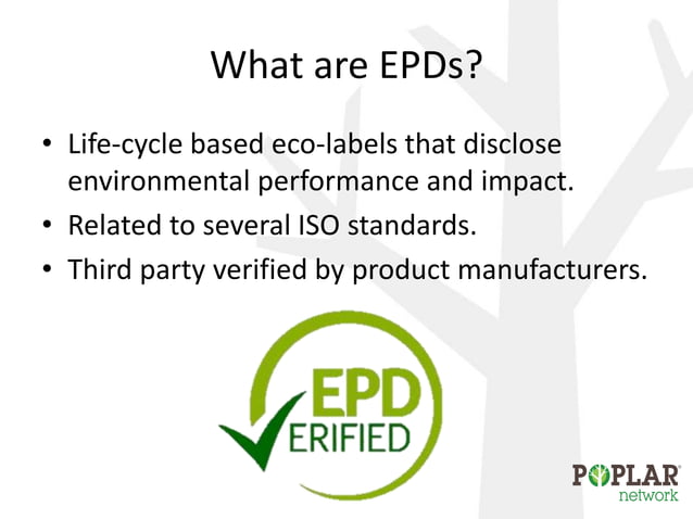 LEED v4: Life Cycle Assessments & Environmental Product Declarations ...