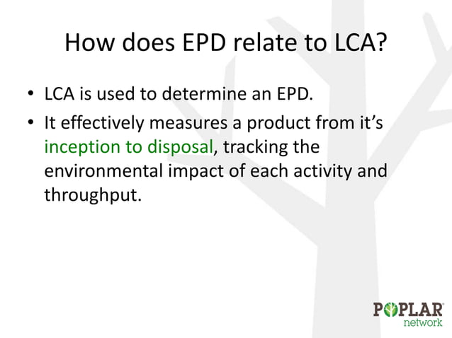 LEED v4: Life Cycle Assessments & Environmental Product Declarations ...