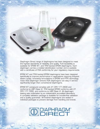 Epdm diaphragm and its properties diaphragm direct | PDF