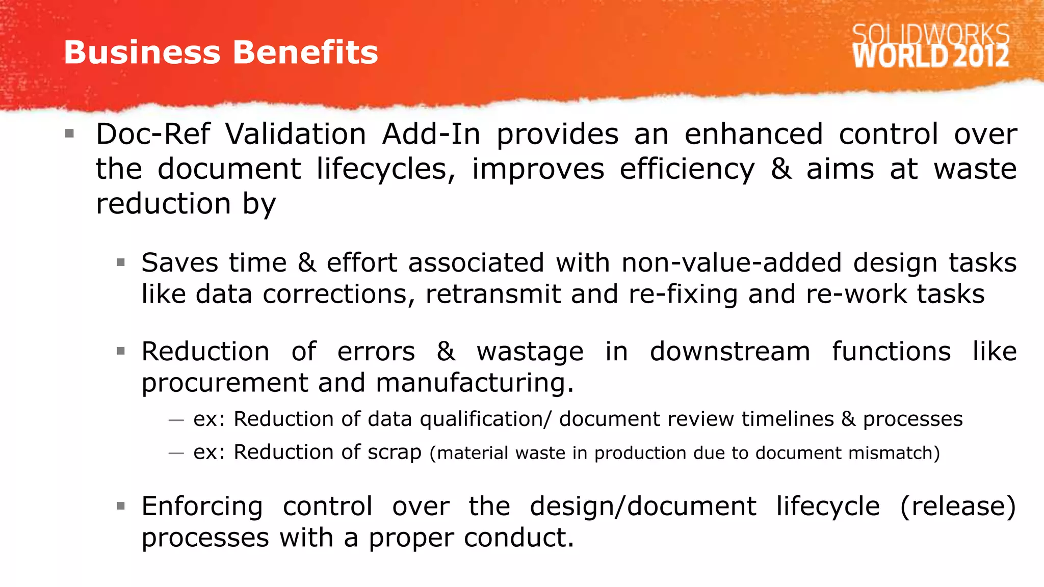 Workflow Automation in SolidWorks Enterprise PDM | PPSX