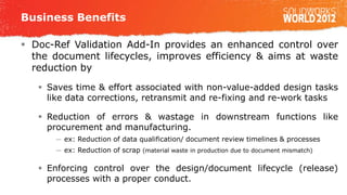 Workflow Automation in SolidWorks Enterprise PDM | PPSX