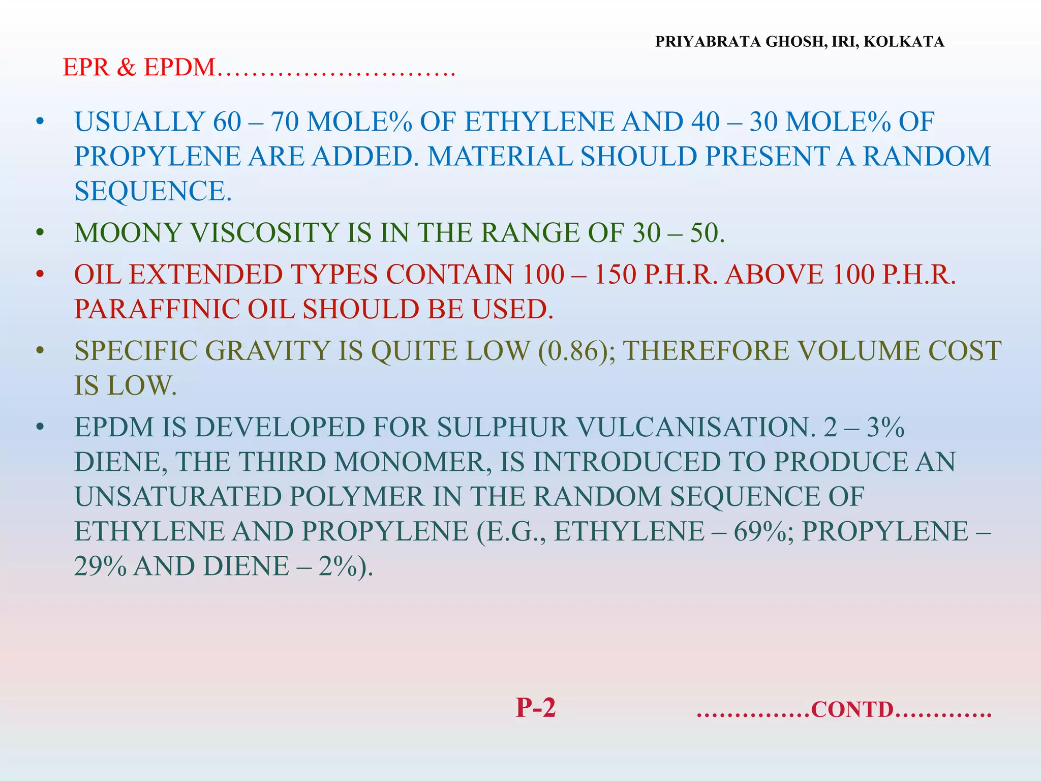 Epdm (ethylene propylene terpolymer)-6 | PPT