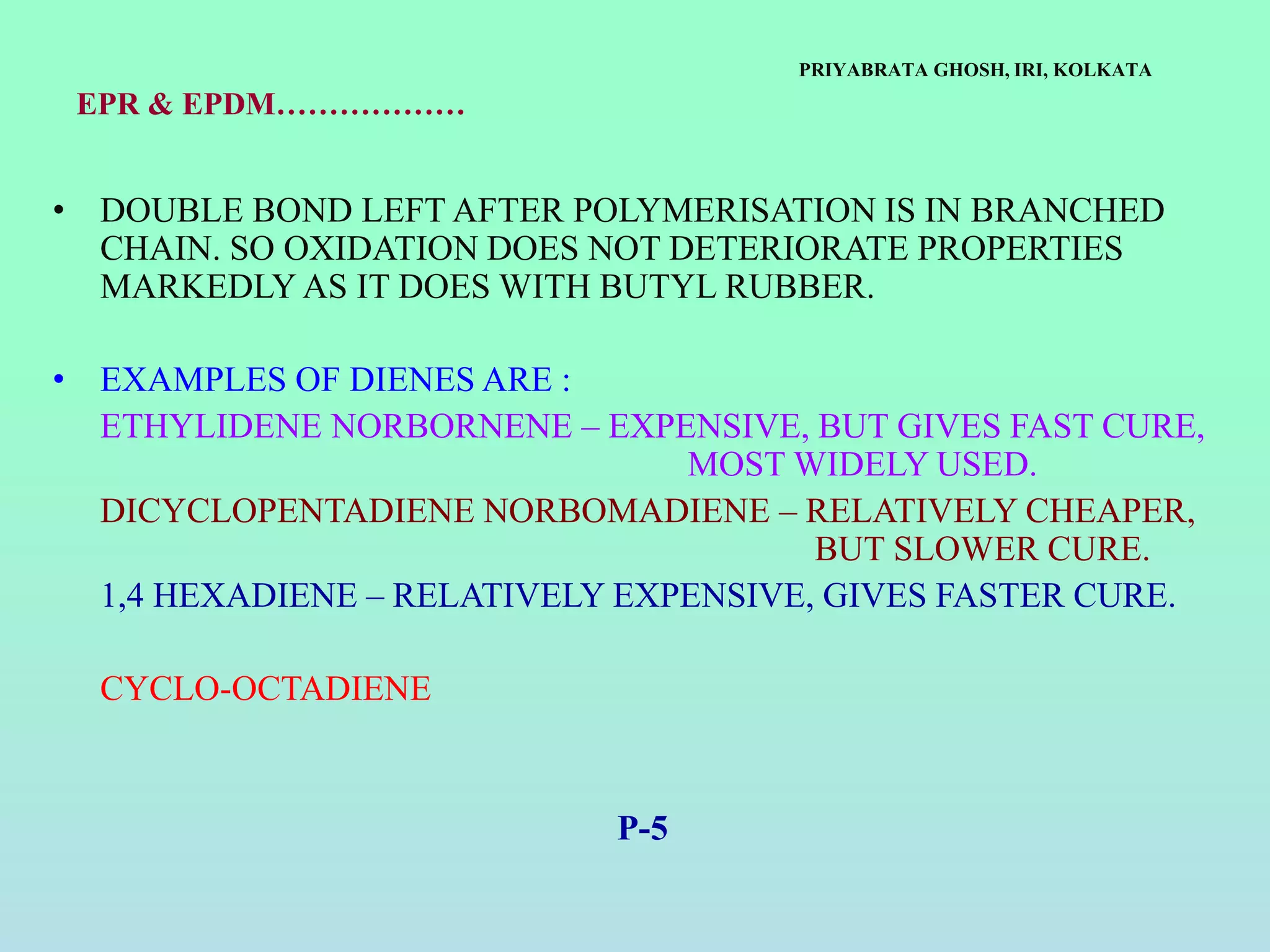 Epdm (ethylene propylene terpolymer)-6 | PPT