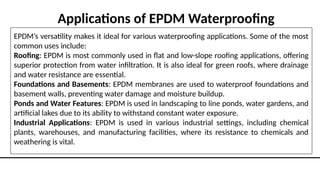 EPDM Waterproofing: The Ultimate Solution for Long-Lasting Protection ...