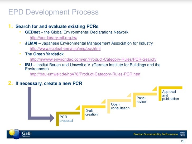 EPDs in the Construction Sector