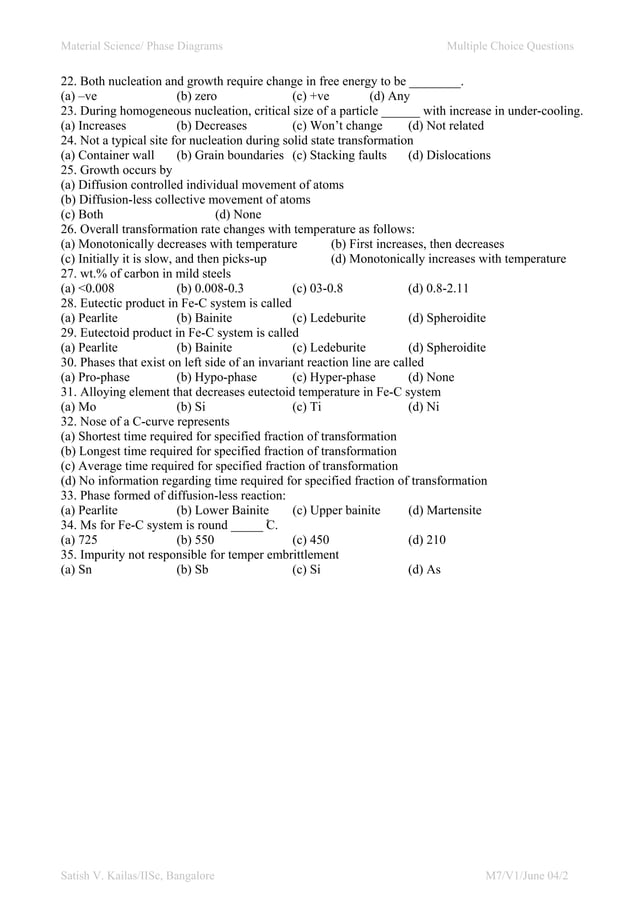 Thermodynamics mcq Msbte Imp question | PDF
