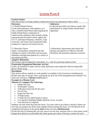 Epe 310 grade5 mini lessons | DOCX
