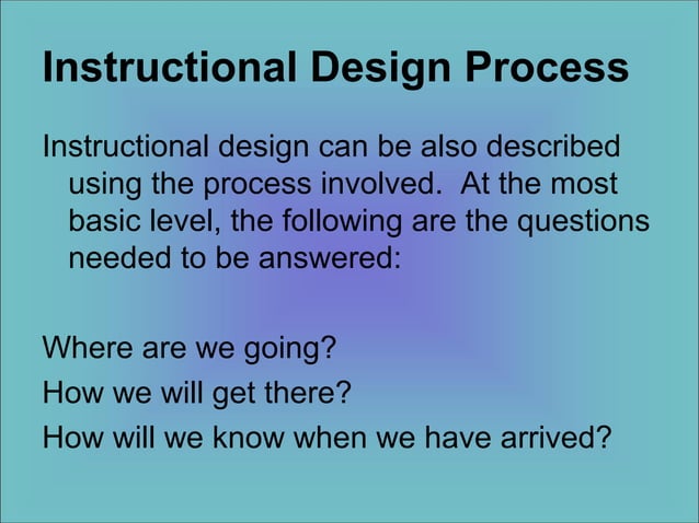 EPE 312 ISD Model | PPT | Education