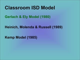 EPE 312 ISD Model | PPT | Education