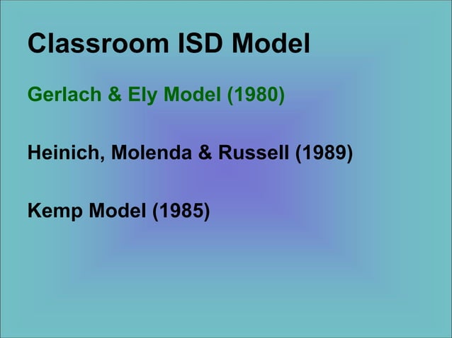 EPE 312 ISD Model | PPT | Education