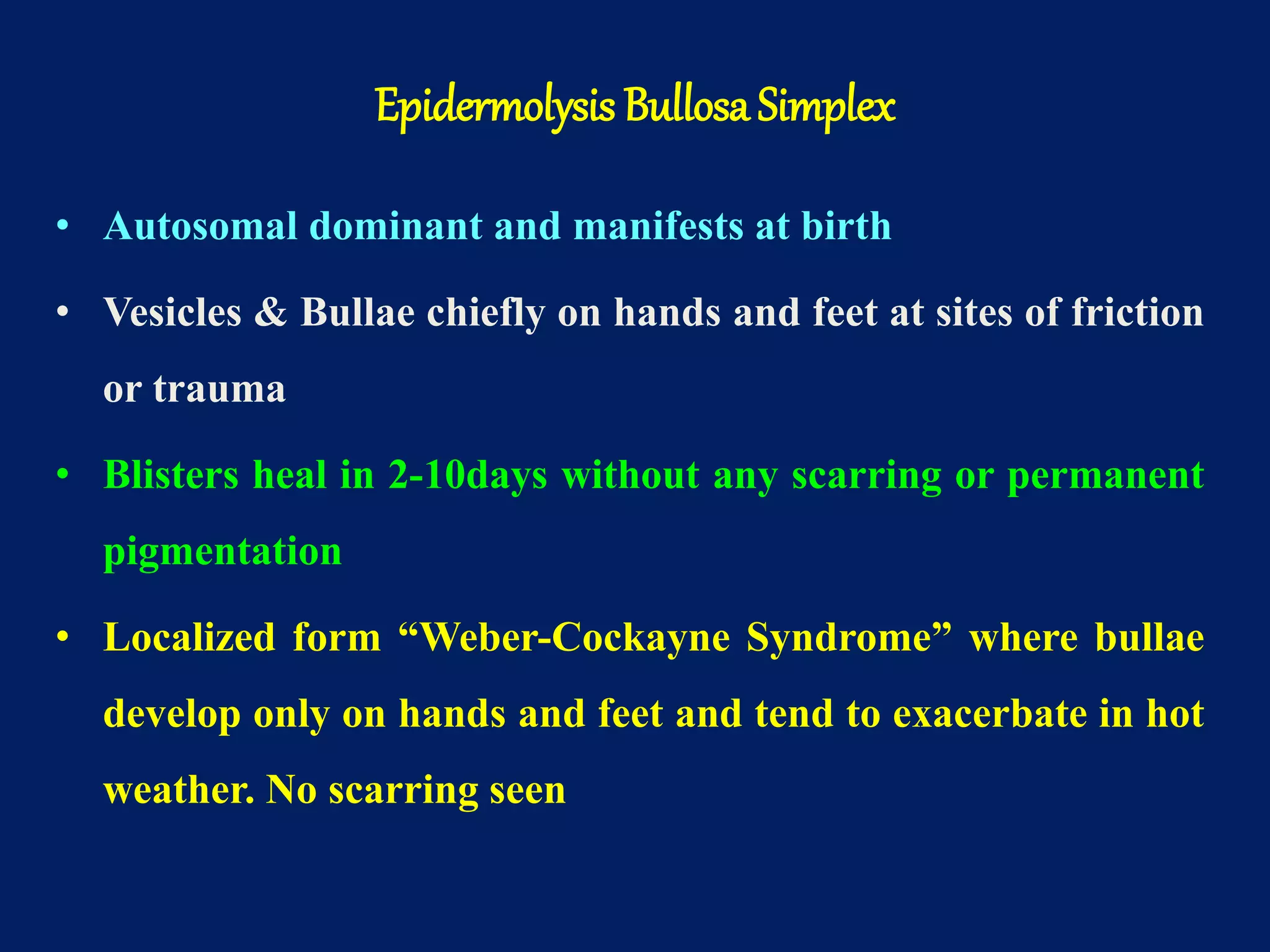 EPEDERMOLYSIS BULLOSA SLE SCLERODERMA .ppt