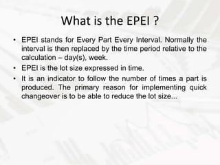 Epei – every part every interval | PPTX