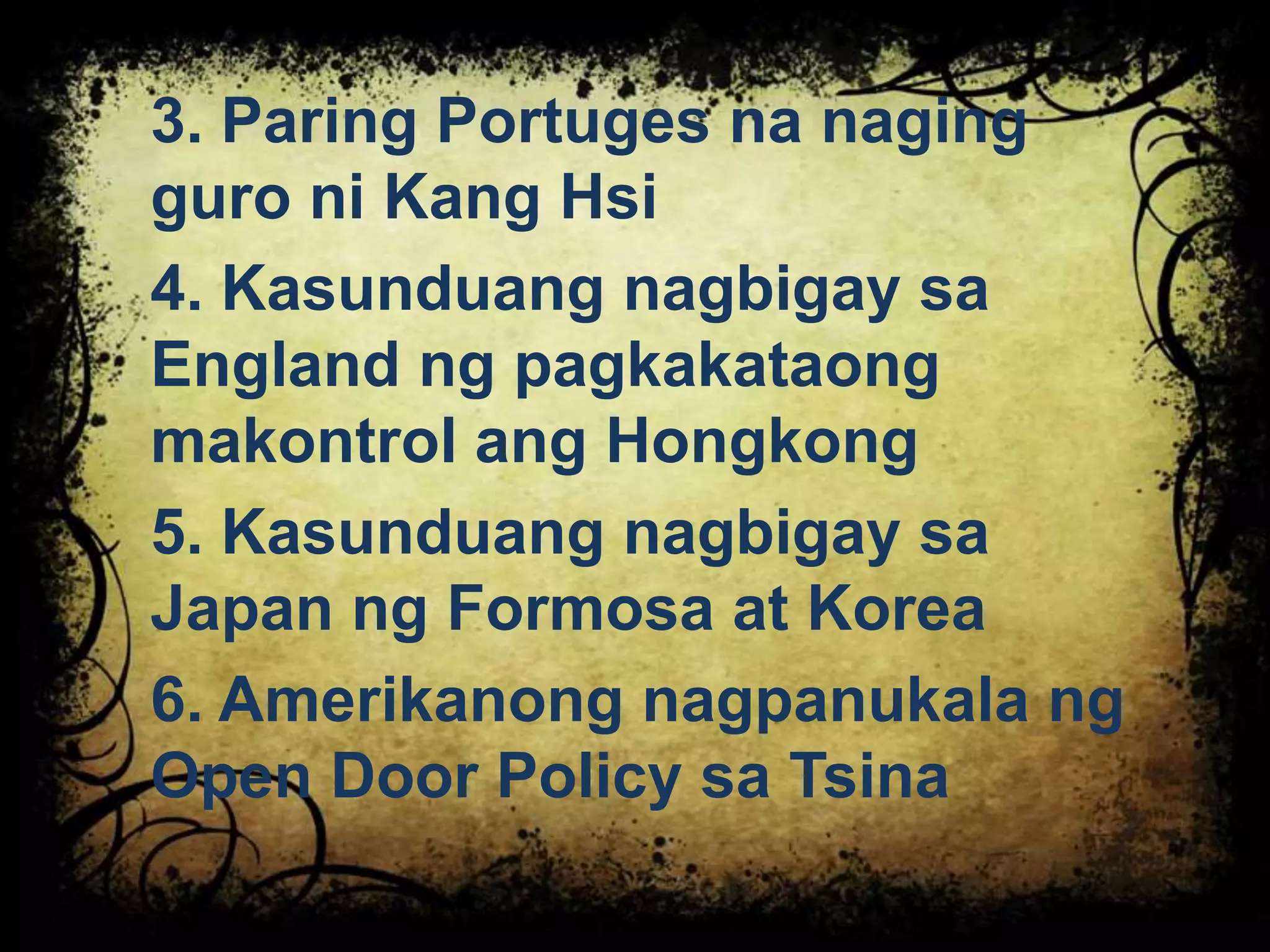 Epekto ng kolonyalismo at imperyalismo sa asya | PPTX