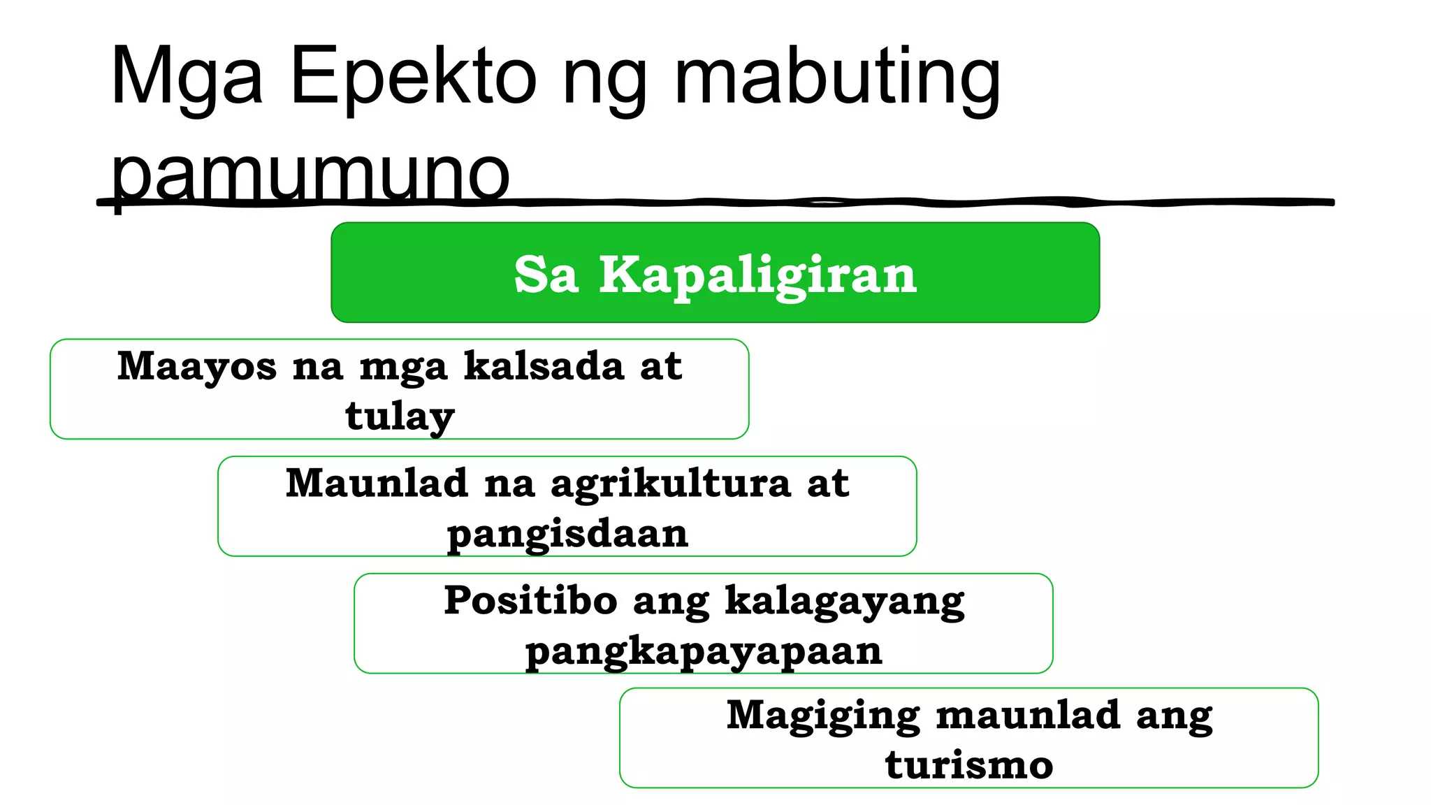 Epekto ng Mabuting Pamumuno | PPTX