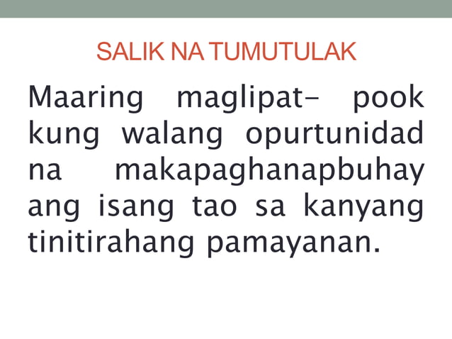 EPEKTO NG MIGRASYONG PANLOOB SA PILIPINAS.pptx | Economy | Business and ...