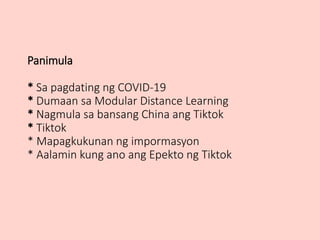 EPEKTO NG TIKTOK-WPS Office.pptx