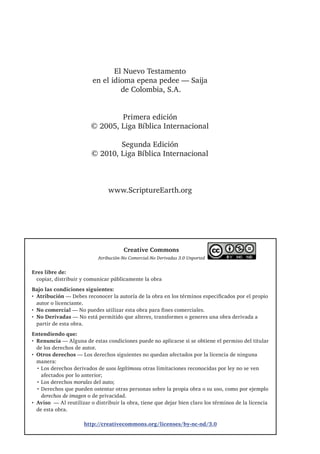 Epena bible new testament | PDF