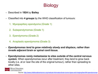 Ependymoma | PPTX