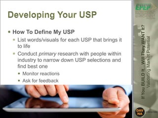 Market Analysis - What's Your USP? | PPT