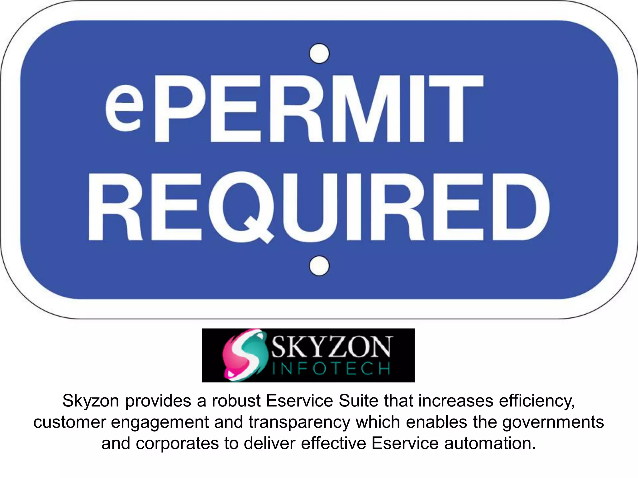 Skyzon Infotech - Why Is ePermit Important For your Business? | PDF