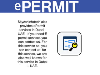 Skyzon Infotech - Why Is ePermit Important For your Business? | PDF